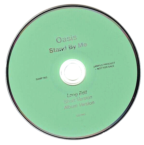 OASIS VERY RARE Australian Advance PROMO CD Stand By Me 3 Track SAMP963 ...