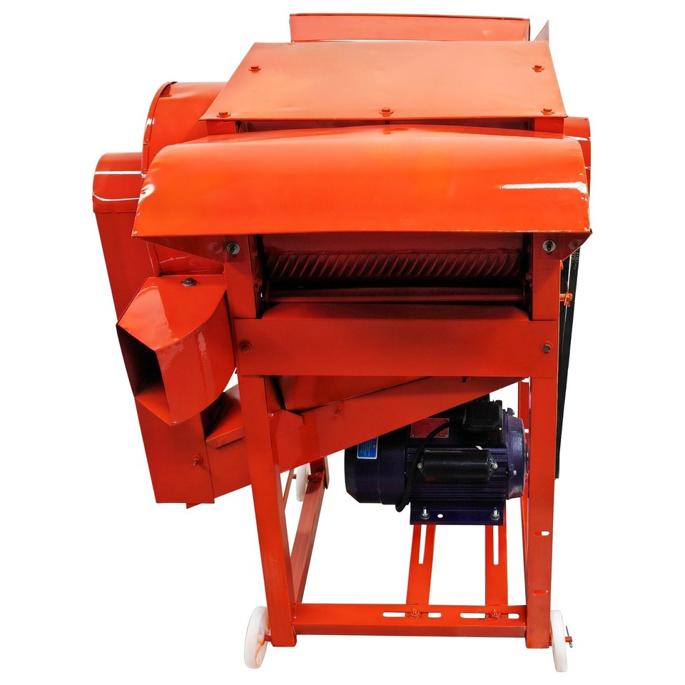 Rice Grain Wheat Peeling & Shelling Machine 220V Millet Thresher 3000W ...