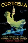 Corticella Water 1920 Italian Mermaid Advert Vintage Poster Print Retro ...
