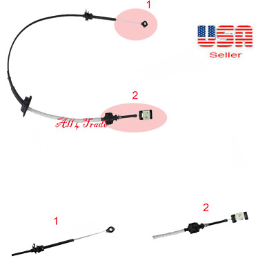 Transmission Gear Shift Cable wo/Flow Thru Console Fit: Ford F150 4.6 5 ...