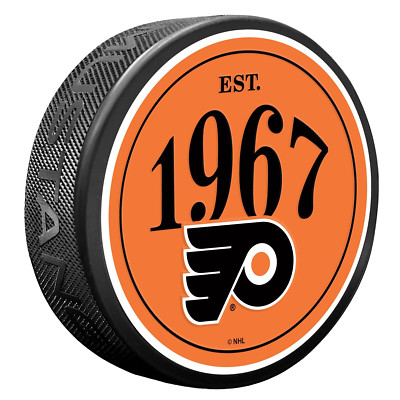 Philadelphia Flyers Puck - Founding Year | eBay