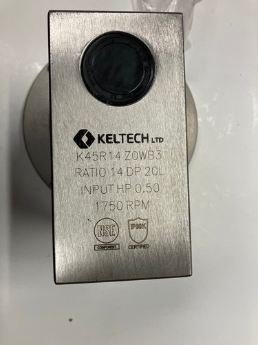 Kel-tech K45R, K45R14 Z0WB3, K45R14Z0WB3 Gear Reduce .50HP Ratio: 14 ...