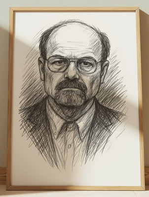 BTK KILLER DRAWING PRINT PORTRAIT SKETCH 8" x 10" SERIAL KILLER PRINT ...