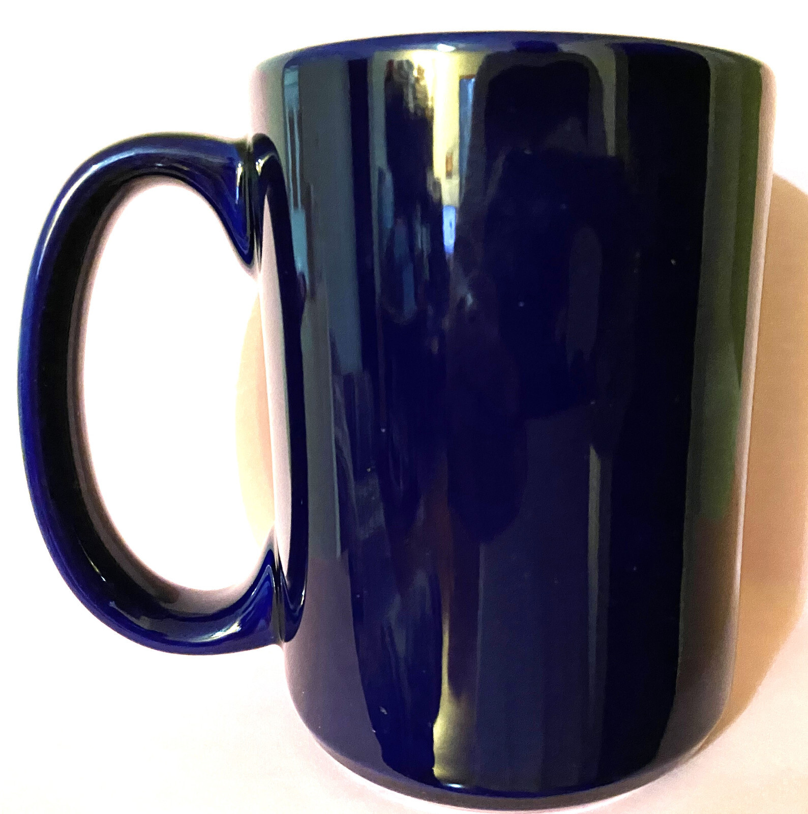 Solid Dark Blue Ceramic Coffee Mugs Large Handles with 150oz 1 pes | eBay