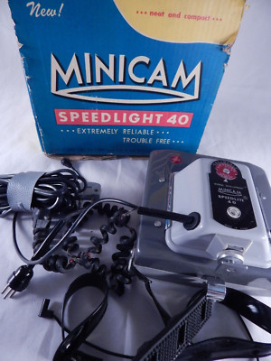 Vintage MINICAM SPEEDLIGHT 40 Photo Flash Equipment | eBay