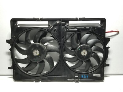 2009-2012 Audi Q5 Quattro 8R OEM Complete Radiator Cooling Fan Shroud ...