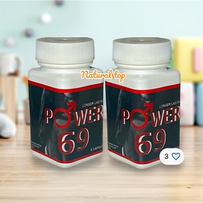 2 Power 69 Men Harder Long Lasting Male Grow Supplement Enlargement 16 ...