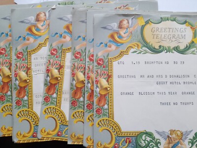 12 Greeting Telegrams from 1955 | eBay UK