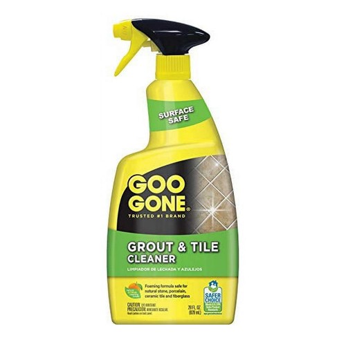 Goo Gone Grout & Tile Cleaner - 28 Ounce - Removes Tough Stains Dirt ...