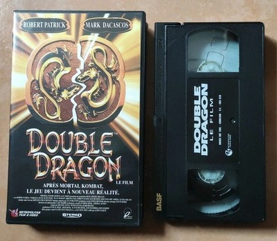 #163 K7 VHS/ Video Cassette Double Dragon The Film Robert Patrick Mark ...