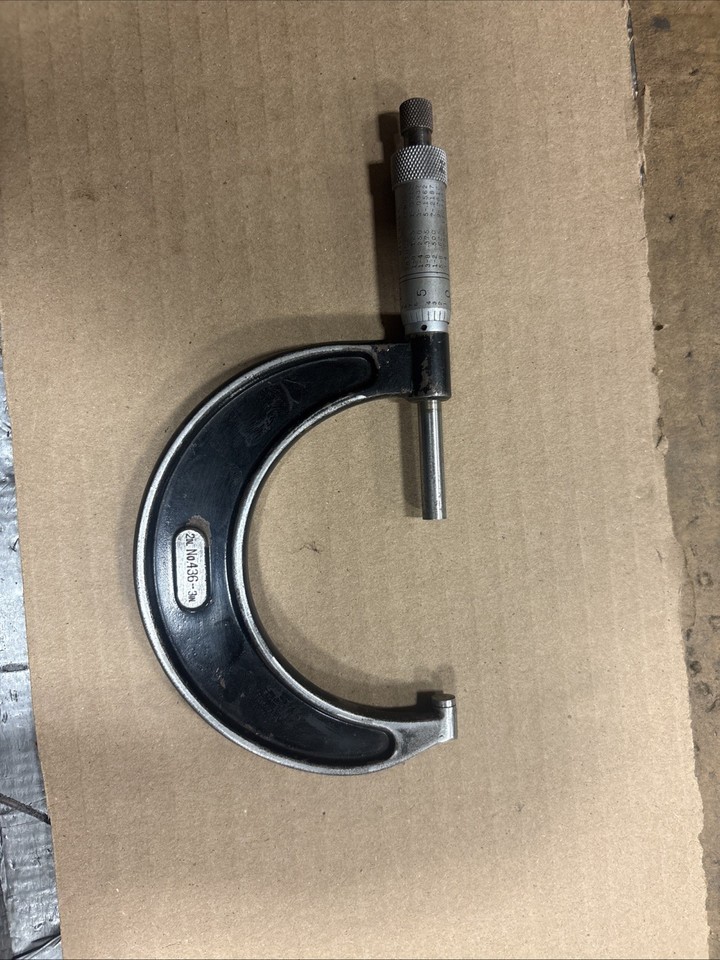 Starrett 436 Micrometer 2in to 3in .001 | eBay