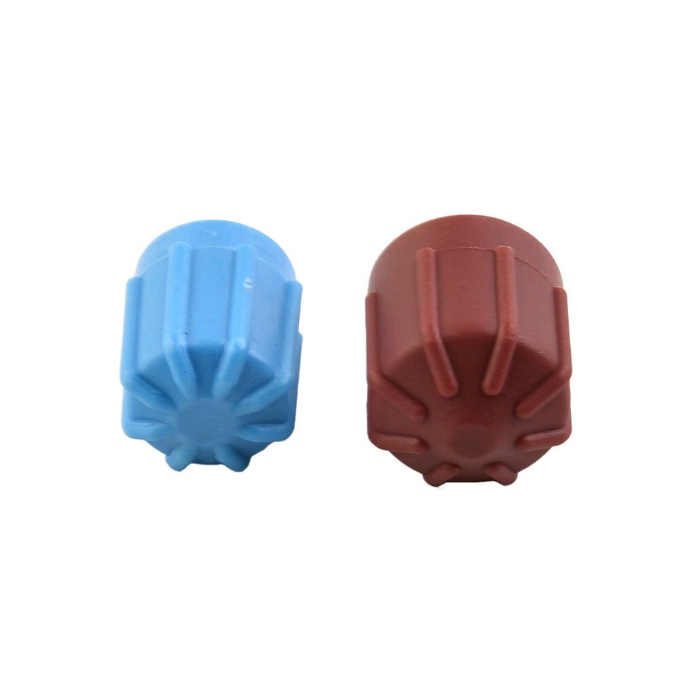 4pcs Car A/C System Valve Cap Air Conditioning Valve Core Set Valve ...