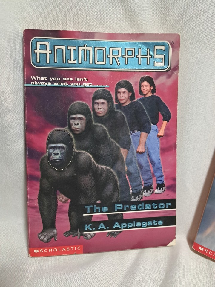 Animorphs Books Lot Of 2 K.A Applegate - The Predator + The Reunion ...