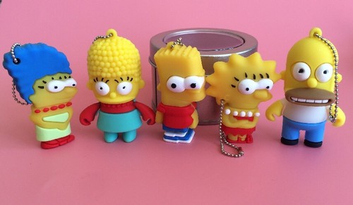 The Simpsons USB Flash Drive Bart Lisa Marge Maggie Homer Cute 32G ...