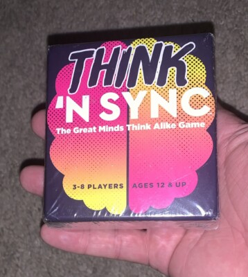 Think 'N Sync The Great Minds Think Alike Party Card Game By Gamewright ...