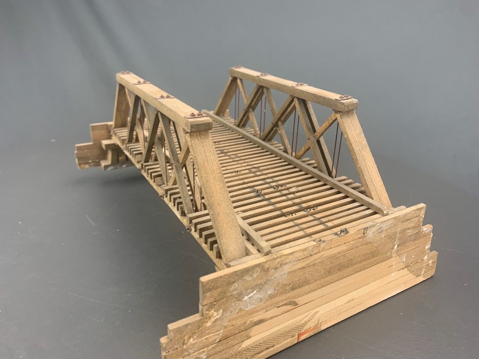 On2, On3, On30 Howe Truss Bridge & 2 Abutments O3460 | eBay