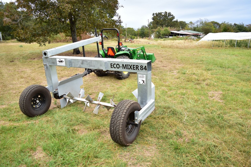 Eco-Mixer 84 Compost Turner. New Galvanized 7ft wide windrow Turner | eBay