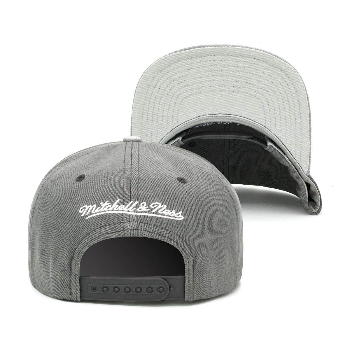 Chicago Bulls Snapback Mitchell And Ness Grey