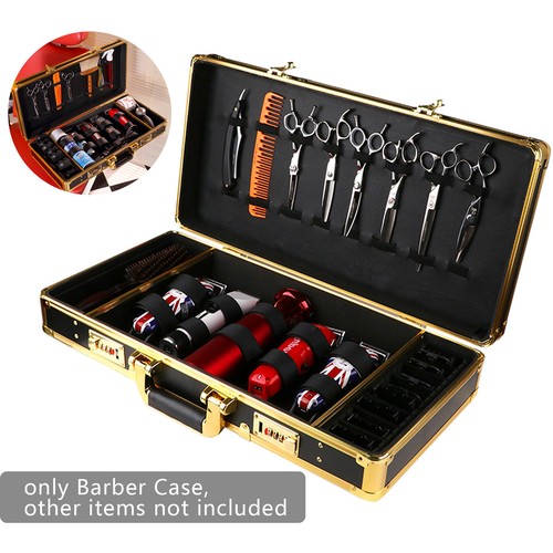 Barber Stylist Suitcase Carrying Case for Clippers Trimmers Scissors ...