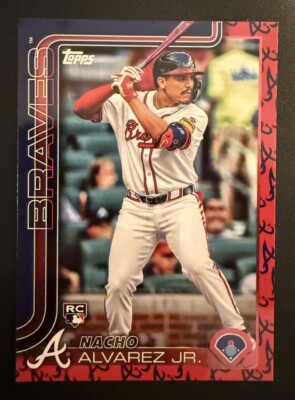 2025 Topps Series 1 Nacho Alvarez Jr. (RC) #223 Braves Team Color ...