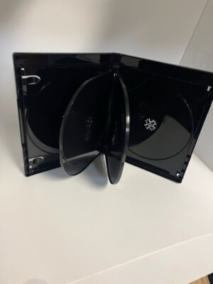 2 NEW TOP QUALITY 15MM 6-DISC 4K ULTRA HD tm CASE,GLOSSY BLACK PS6 FREE ...