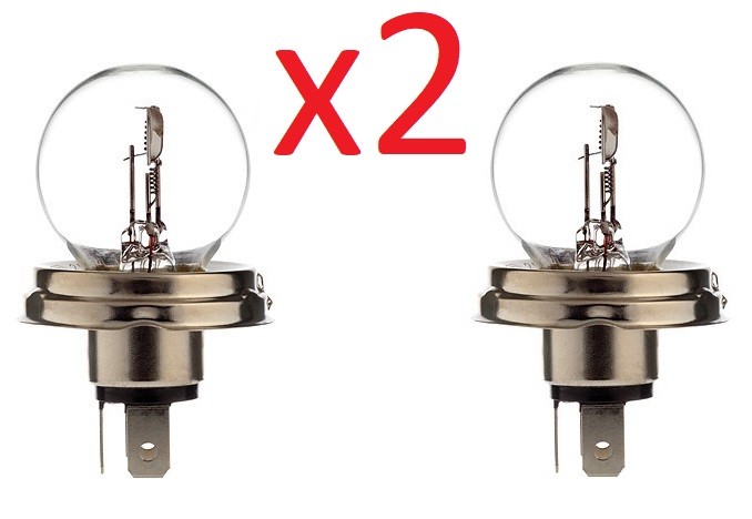 2X 12V 45/40W P45T BULB MOTORCYCLE CAR MOTO LAMP HEADLIGHT PROJECTOR ...