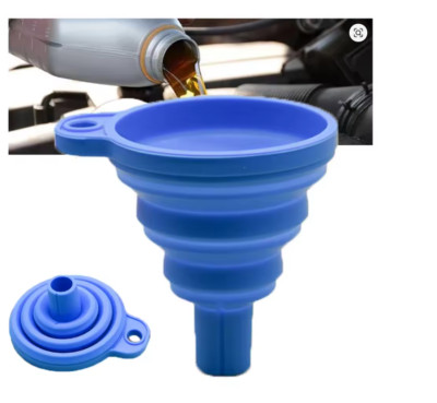 Engine Funnel Car Universal Silicone Liquid Funnel Washer Fluid Change ...