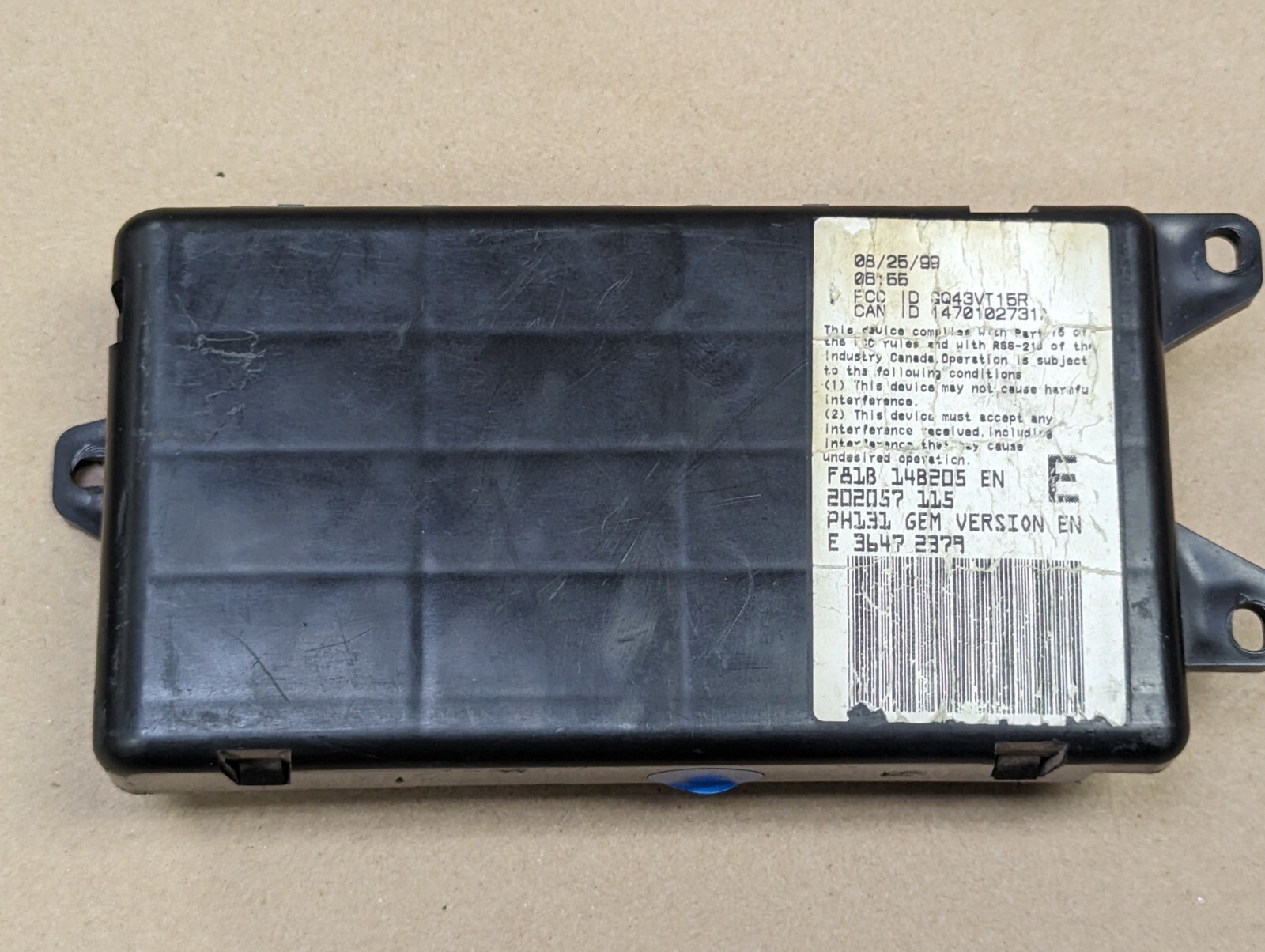 99-01 Ford F250 F350 GEM Module General Electrical Module F81B-14B205 ...