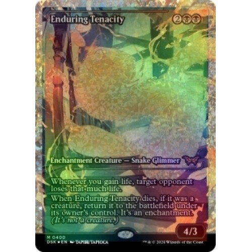 Foil Enduring Tenacity (showcase)(fracture Foil) MTG Duskmourn: House ...