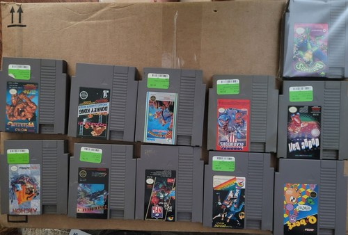 A Lot Of Nes Games! Throwing In The Nes Duck Hunt Gun For Free. | eBay