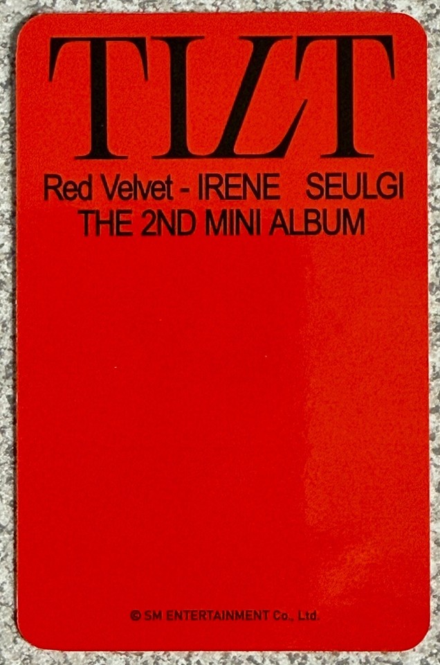 RED VELVET IRENE & SEULGI TILT Music Plant POB Official Photocard ...