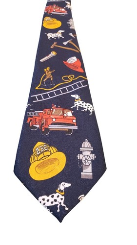 Vintage 1997 A. Rogers Fire Fighter 3 Tie Executive Neck Tie 100% ...