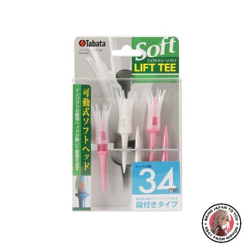 NEW Tabata GV0447 PP Golf Tee Tier Plastic Tee 1.3 inches (34 mm) with ...