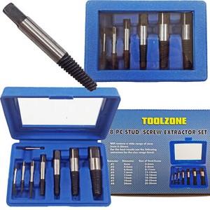 Snapped Stud Bolt Screw Extractor Removing set/ internal screw type ...