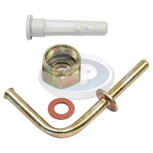 FUEL TANK OUTLET FEED PIPE W/ STRAINER VOLKSWAGEN T1 BUG BEETLE T2 BUS ...