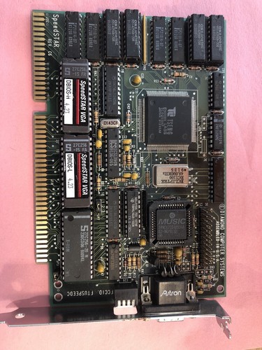 Diamond Computer Systems SpeedSTAR Rev. C6, TSENG LABS ET4000AX, FCCID ...