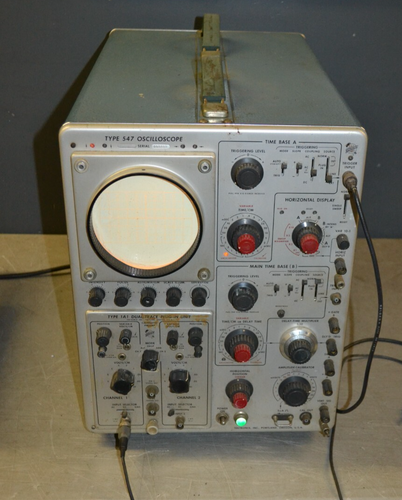 Tektronix Type 547 Oscilloscope 1A2 Dual-Trace Plug-in Unit | eBay