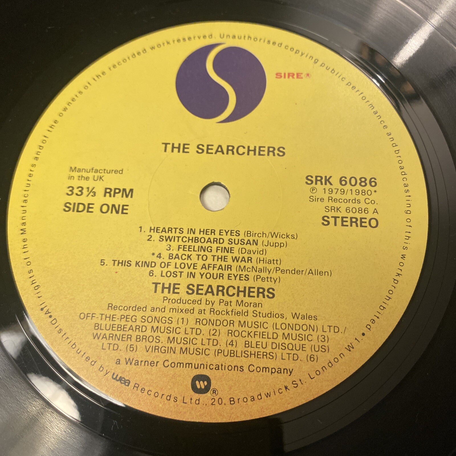 The Searchers - The Searchers UK Vinyl LP SRK6086 Signed Autograph (3 ...