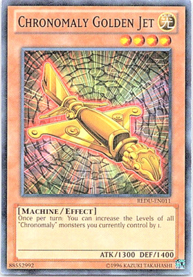 Chronomaly Golden Jet REDU-EN011 Yu-Gi-Oh! Card Heavy Play Unlimited | eBay