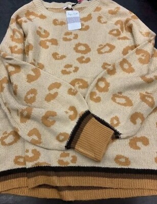 Andree by Unit Living Wild Sweater Curvy 2X BNWT | eBay