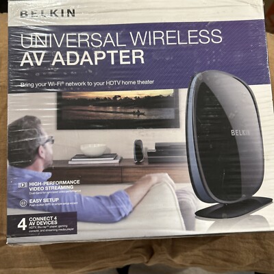 New - Belkin Universal Wi-fi Dual Band High Performance AV Adapter ...