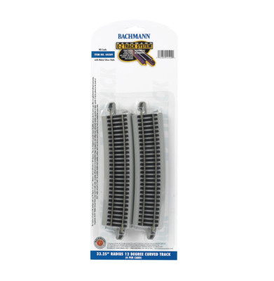 Bachmann 44509 HO Scale E-Z Track 33-1/4" Radius Curve 12 Degree (4) | eBay