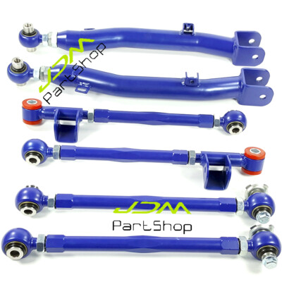 Suspension Front+Rear Control Arms for 2002-2007 Subaru Impreza WRX STi ...