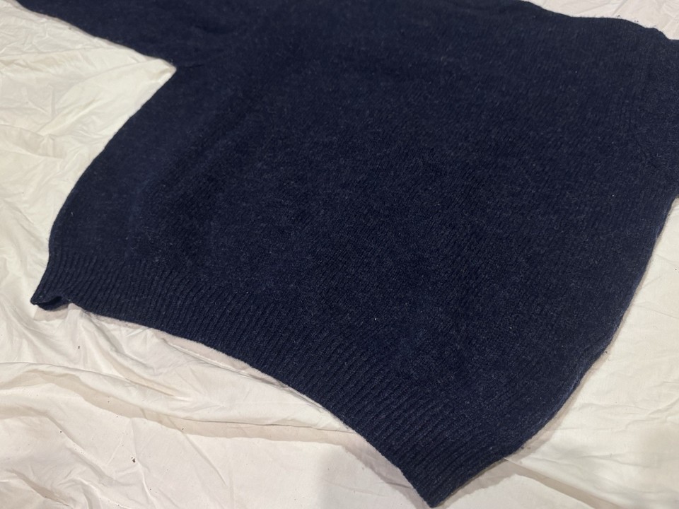 Size L 50 Shetland Wool United Colors of Benetton Sweater Varsity Italy ...