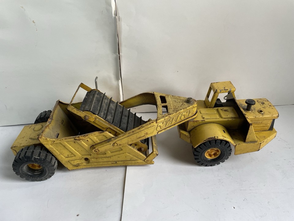 Nylint Elevating Earth Scraper 1970’s Pressed Steel Toy 25’’ (24) | eBay