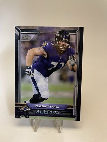 2015 Topps All-Pro #273 MARSHAL YANDA RC Rookie Card Baltimore Ravens ...