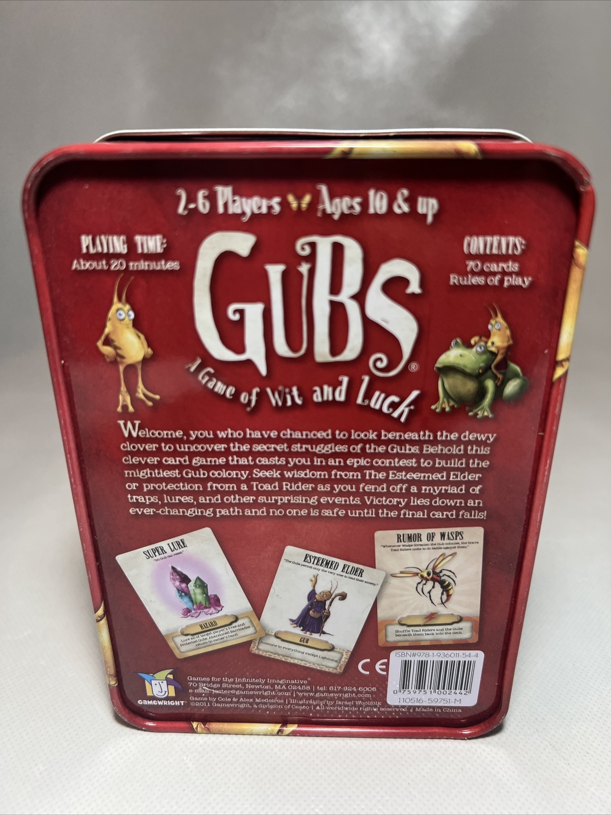 Gamewright Gubs A Game of Wit and Luck Tin for sale online | eBay