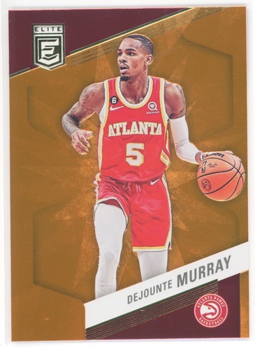 DEJOUNTE MURRAY 2022-23 PANINI ELITE ORANGE #117 HAWKS | eBay