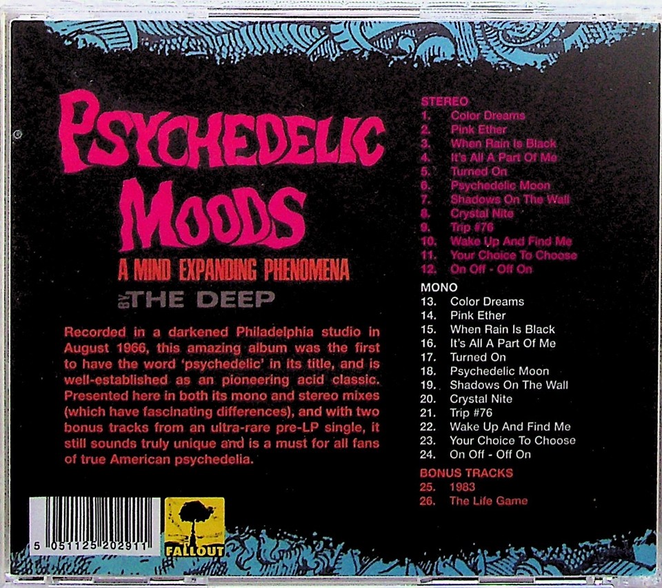 The Deep - Psychedelic Moods CD SEALED* Mono & Stereo (Bonus Tracks) 60s Psych | eBay
