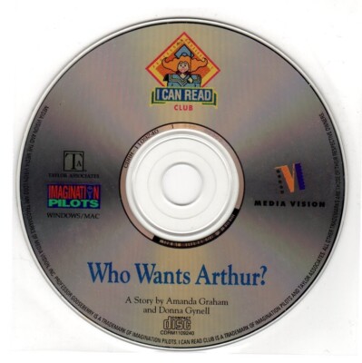 Who Wants Arthur? (Ages 3-6) (CD, 1993) for Win/Mac - NEW CD in SLEEVE ...